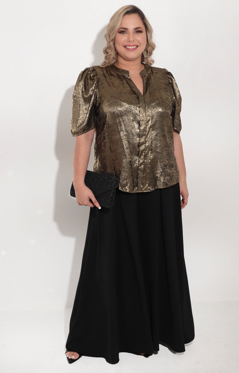 Blusa dorada | Boutiquemirel - ropa para mujer